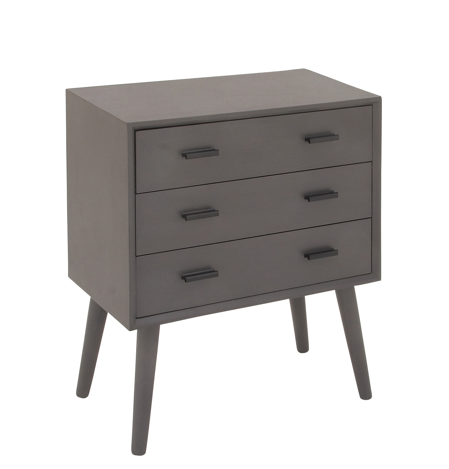Decmode Modern 28 X 24 Inch Rectangular Three-Drawer Wooden Chest ...