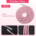 1 Pair of Glitter Rhinestone Rope Sparkly Crystal Shoe Laces String for ...