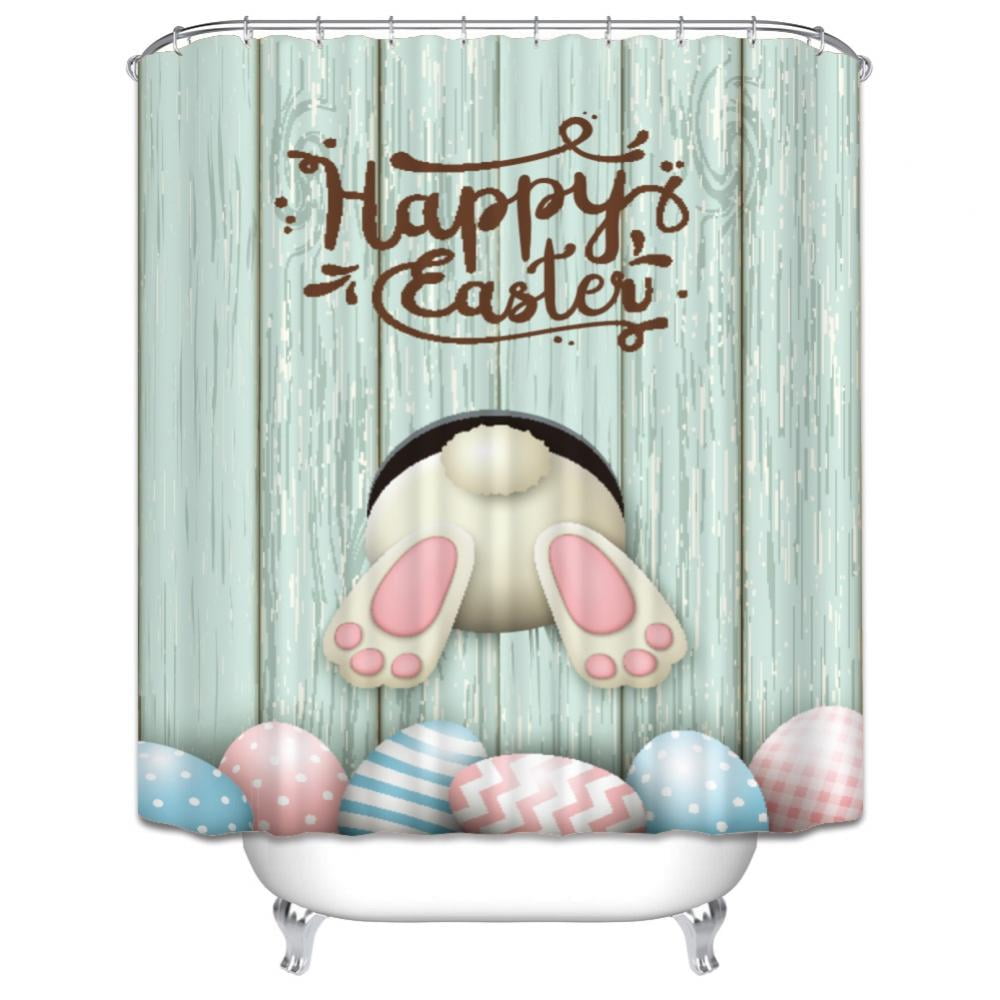 Click here for Promettre Easter Shower Curtain 70.87 X 70.87 Inch... prices