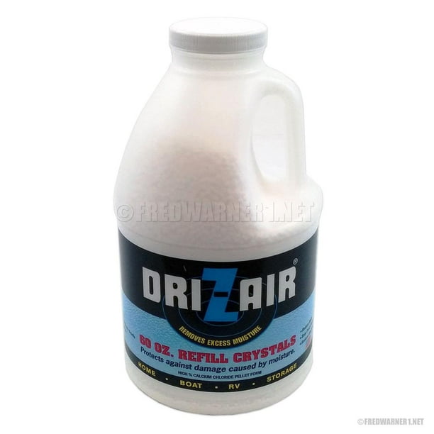 Rainier Dehumidifier DZA-60 DRI-Z-AIR; Crystals In Jug; 60 Ounce Refill ...