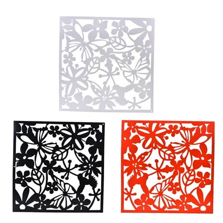 jifeng 12 Pieces Butterfly Flowers Hanging Room Divider Screen Space ...