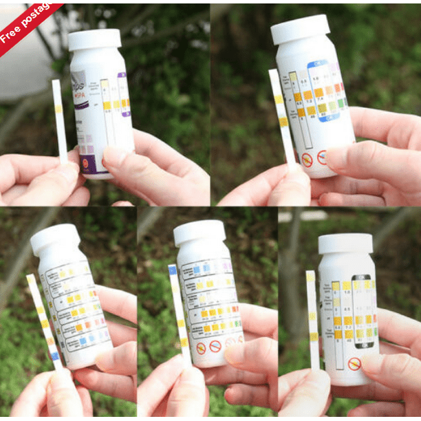 50pcs 3 In 1 Clear Water Swimming Pool Water Spa Test Strips Chlorine ...