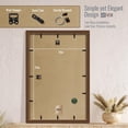 16x24 Poster Frame 2 Pack - Brown, High-End Wood Picture Frames with ...