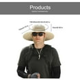Cooling Breeze Solar Sun Hat with Built-in Fans, Large Brim ...