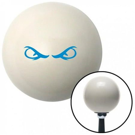 Blue Creepy Eyes Ivory Shift Knob with M16 x 1.5 Insert Shifter Auto ...