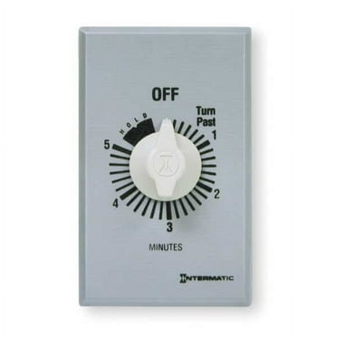 Intermatic FD30MWC 30-Minute Countdown Timer, SPST, Wall Switch for Fan ...