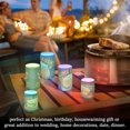 Lemon Lemon Juice Flickering Flameless Candles Battery Operated with ...