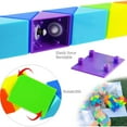 Rainbow Color Wedges Magic Snake Cube Twist Puzzle 3D Brain Teaser ...