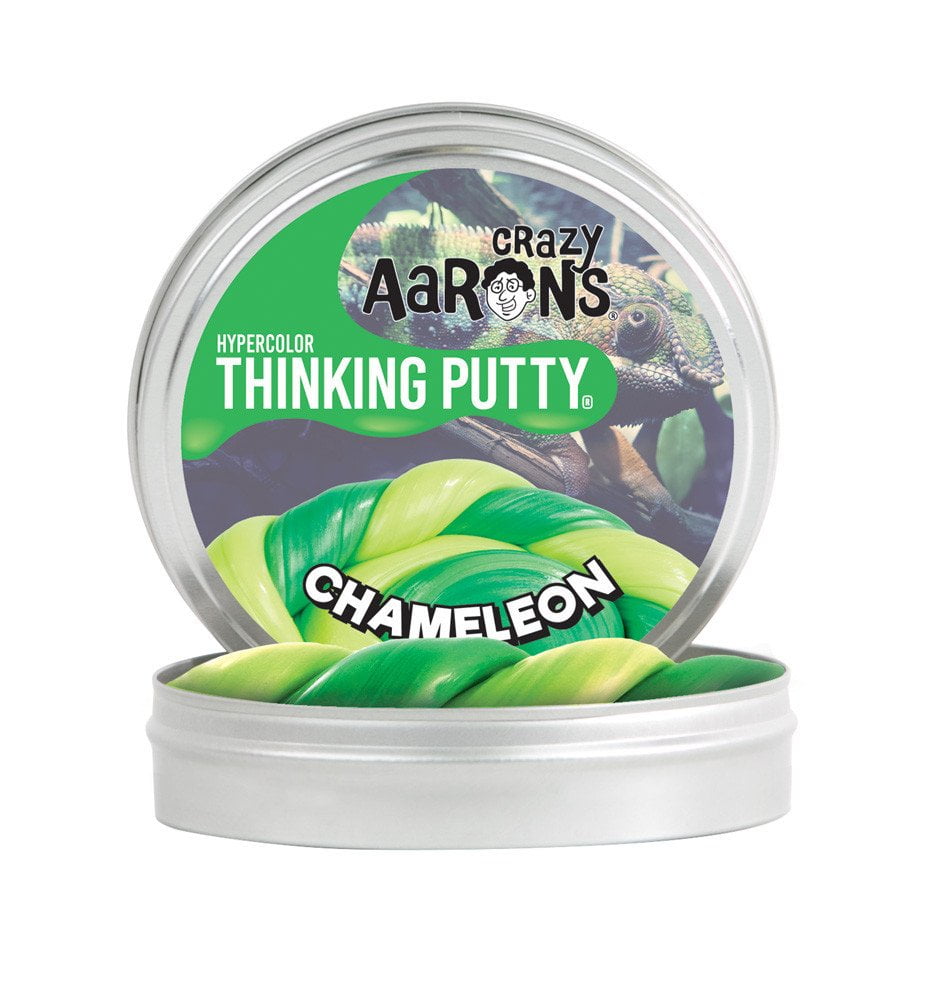 Crazy Aaron's Thinking Putty - Chameleon Hypercolor 2" Tin - Walmart.com