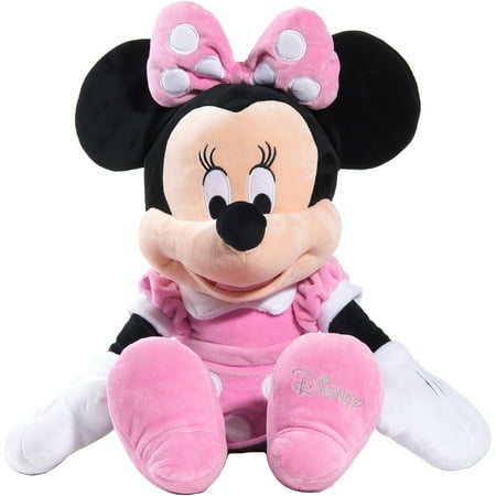 Disney Classic Large Plush Minnie Mouse - Walmart.com