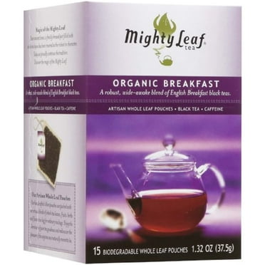1 X Mighty Leaf Organic Breakfast Tea(formally Breakfast Americana Tea ...