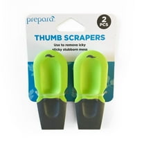 Prepara, Thumb Scraper, 2 Pc, Green, Easy to Maneuver - Walmart.com