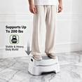 16.7" Wide Squatting Potty for Adults & Toddler - 2-in-1 Adjustable ...