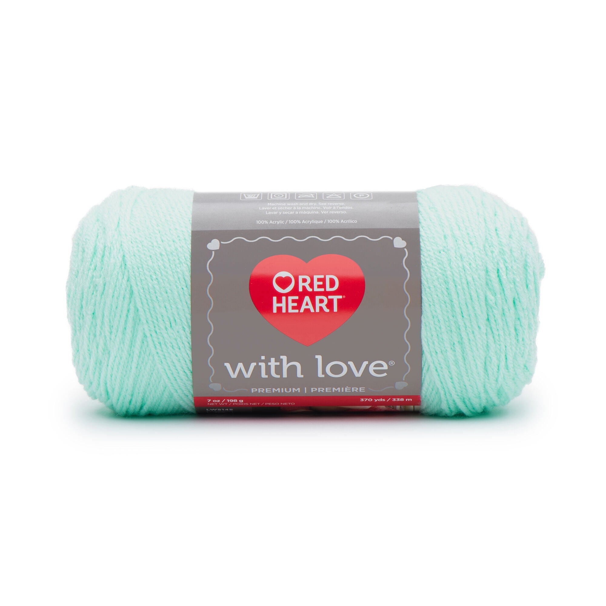 Red Heart Medium Acrylic Minty Yarn, 315 yd – Walmart Inventory Checker ...