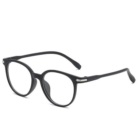 Round Glasses Transparent Spectacles Frame Plastic Computer Gaming ...