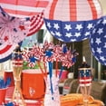 Patriotic Flag Paper Lanterns - Party Decor - 12 Pieces - Walmart.com