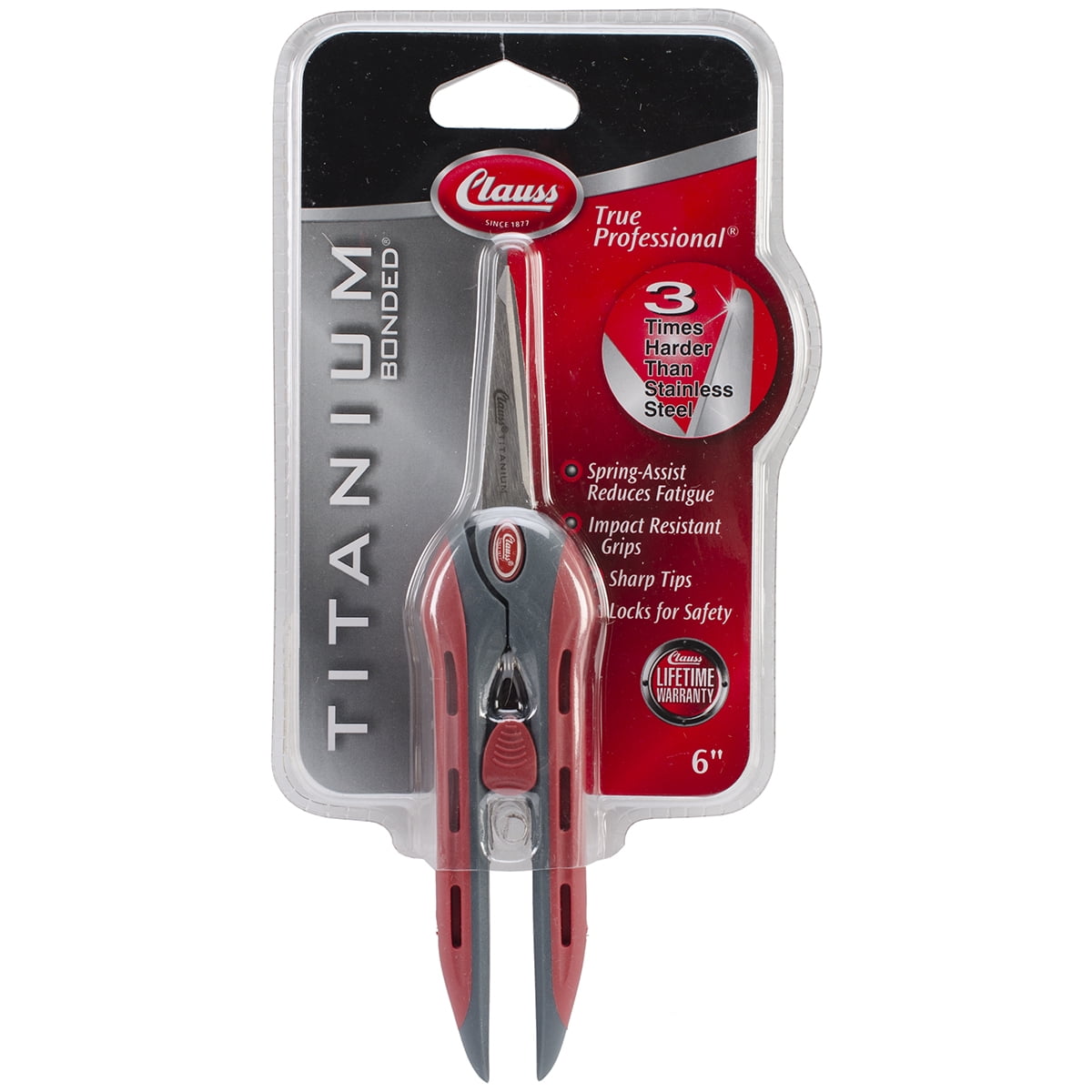 Clauss Titanium Bonded Spring-Assisted Scissors 6"- | Walmart Canada