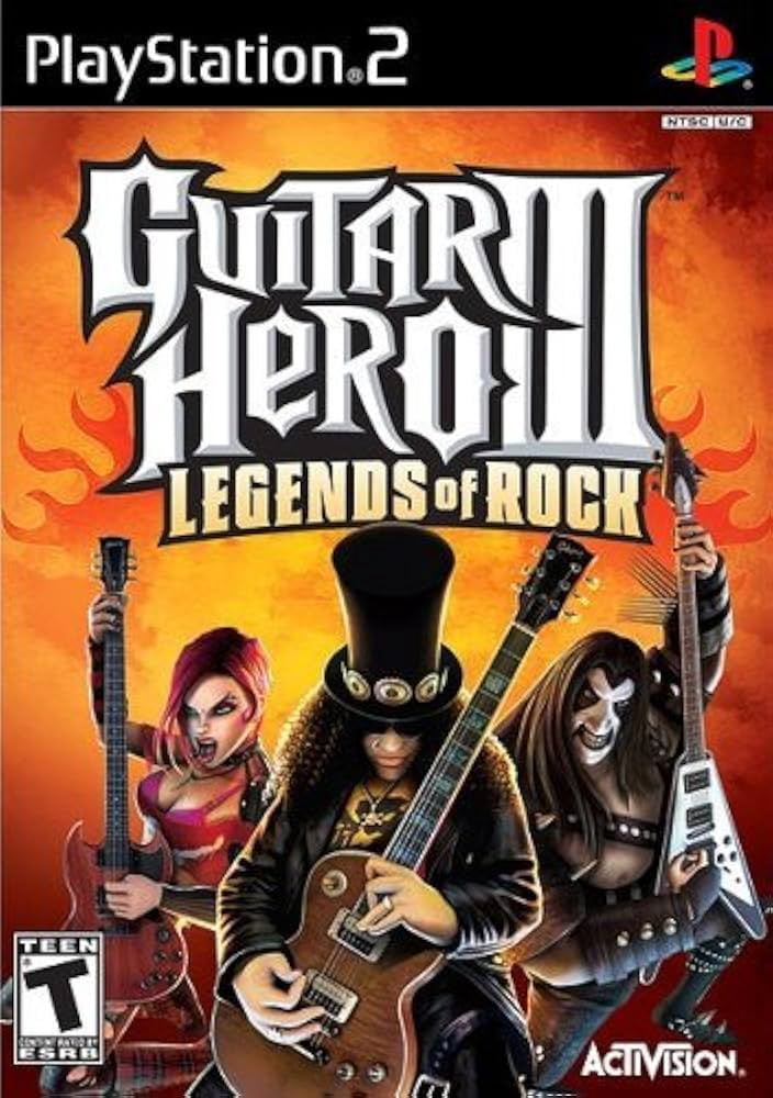 Restored Guitar Hero III: Legends of Rock Sony PlayStation 2 PS2 2007 ...