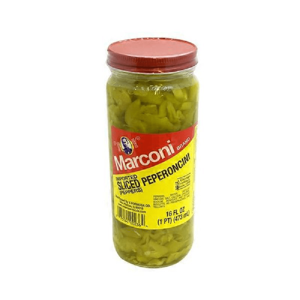Marconi Imported Sliced Peperoncini Peppers, 16 oz [Pack of 12 ...