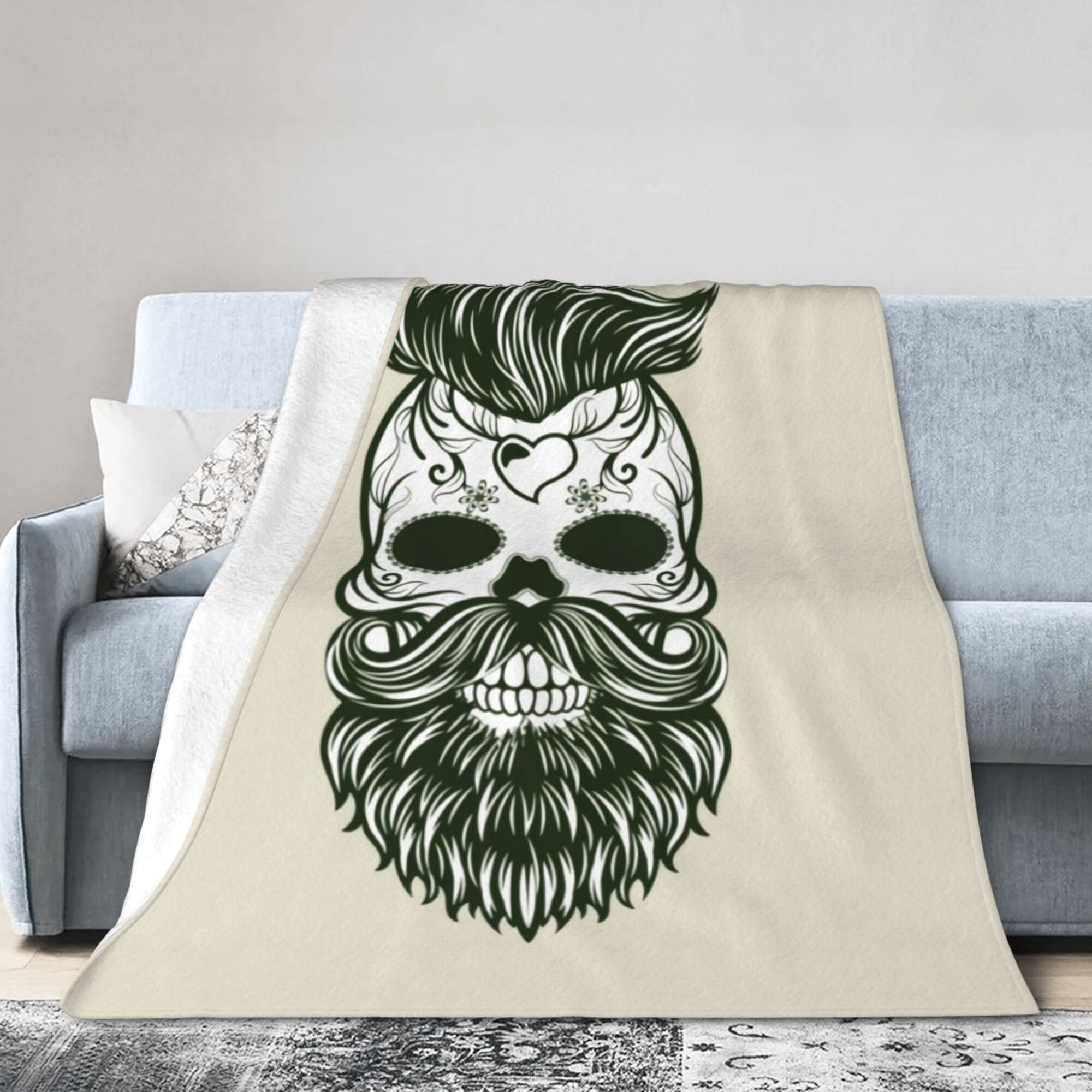 DouZhe Ultra-Soft Micro Fleece Lightweight Flannel Bed Blanket, Mexico ...