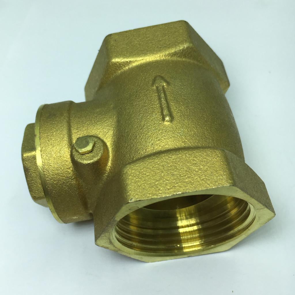 Válvula De Retención DN32 NPT- Válvula Unidireccional Con Rosca De Latón Para Líquidos / Gas ...