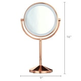 Conair Reflections Double-Sided Mirror, 1x/10x Magnification, Free ...