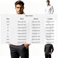 Ceisia Men's Quarter Zip Long Sleeve Shirt Stand Collar Letter Print ...