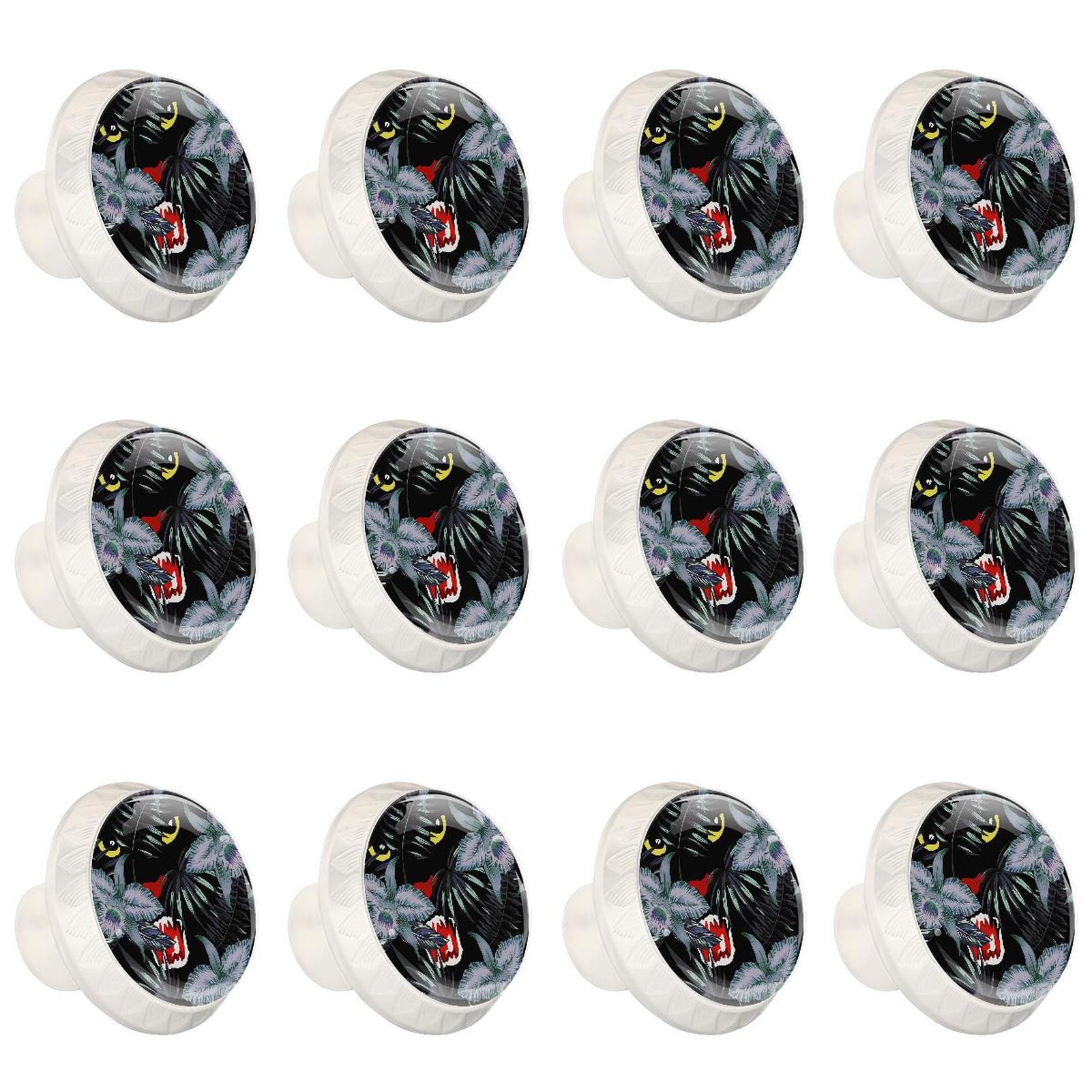 12 Pcs Hunting Panther Jungle Knobs for Kitchen Cabinet Cupboard ...