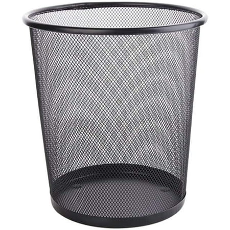 Space Saving Trash Can 10L Creative Wire Mesh Uncovered Waste Basket ...
