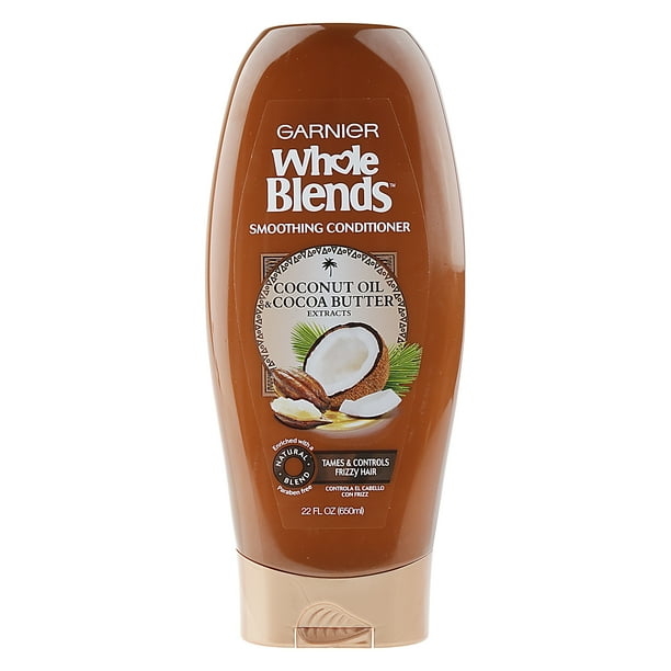 Garnier Whole Blends Smoothing Conditioner with Coconut Oil Cocoa ...
