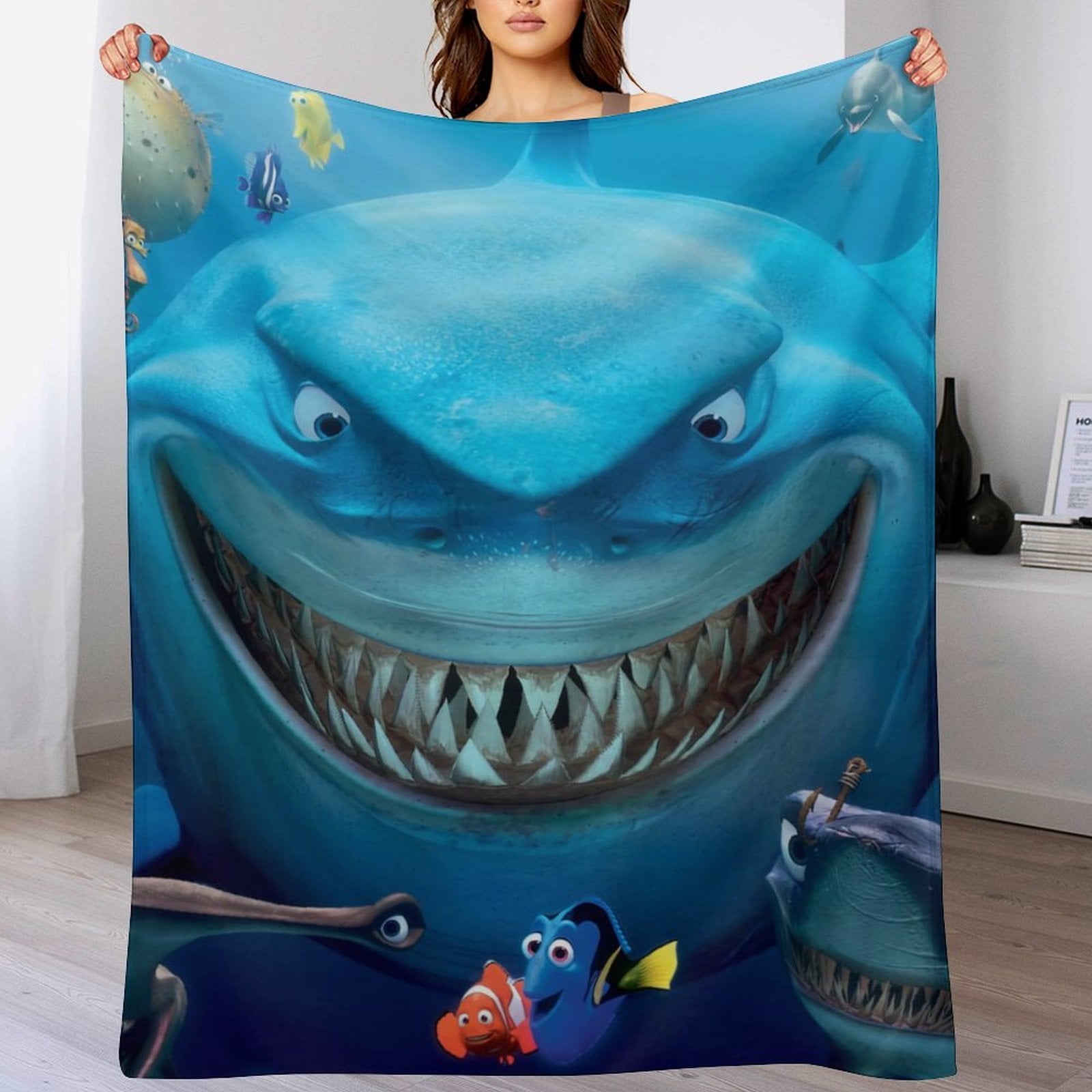 Manta de dibujos animados de Buscando a Nemo, suave y acogedora manta ...