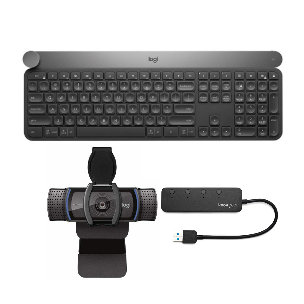 Logitech Craft Advanced Wireless Keyboard with Creative Input Dial with ...