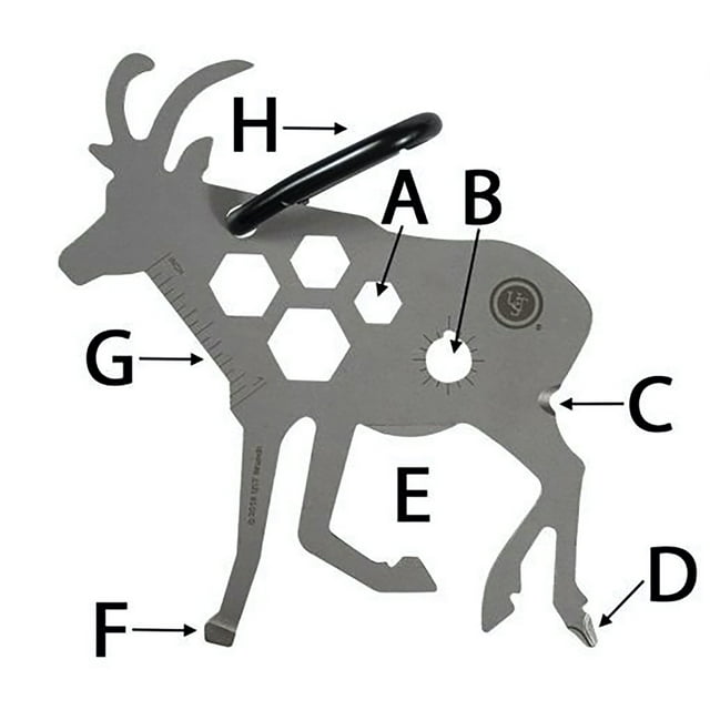 UST Tool a Long Antelope Durable Stainless Steel Easily Accessible ...