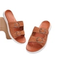 EKVAHL Womens Orthopedic Slides, Adjustable Strap Sandals, Arch Support ...