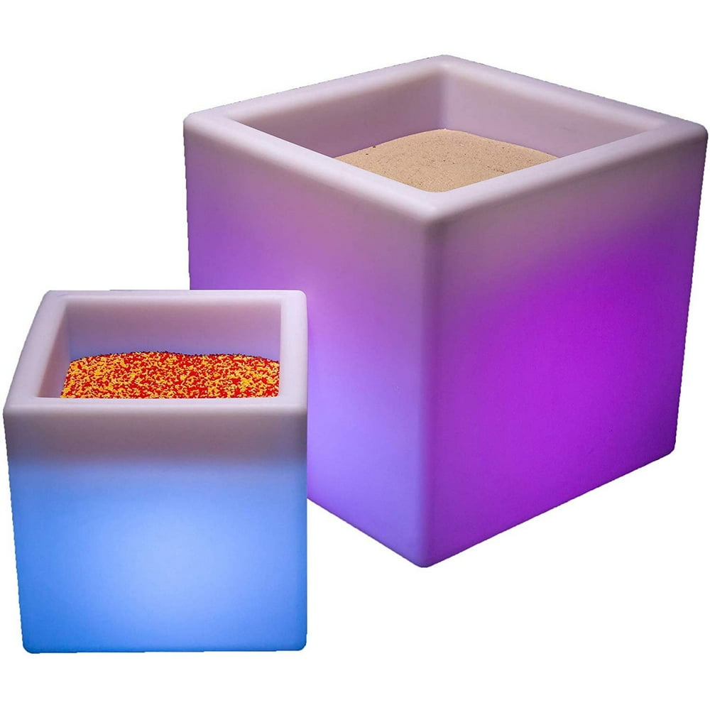 Fun and Function LimeLite LED Sand Table Plastic Table Features a Soft ...