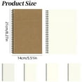 A5 Kraft Notebooks 8.3X5.8 Inches Graph Paper 100 Pages/50Sheets ...