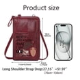 Fashion Women Small Crossbody Flower Pattern Messenger Bag Soft PU ...