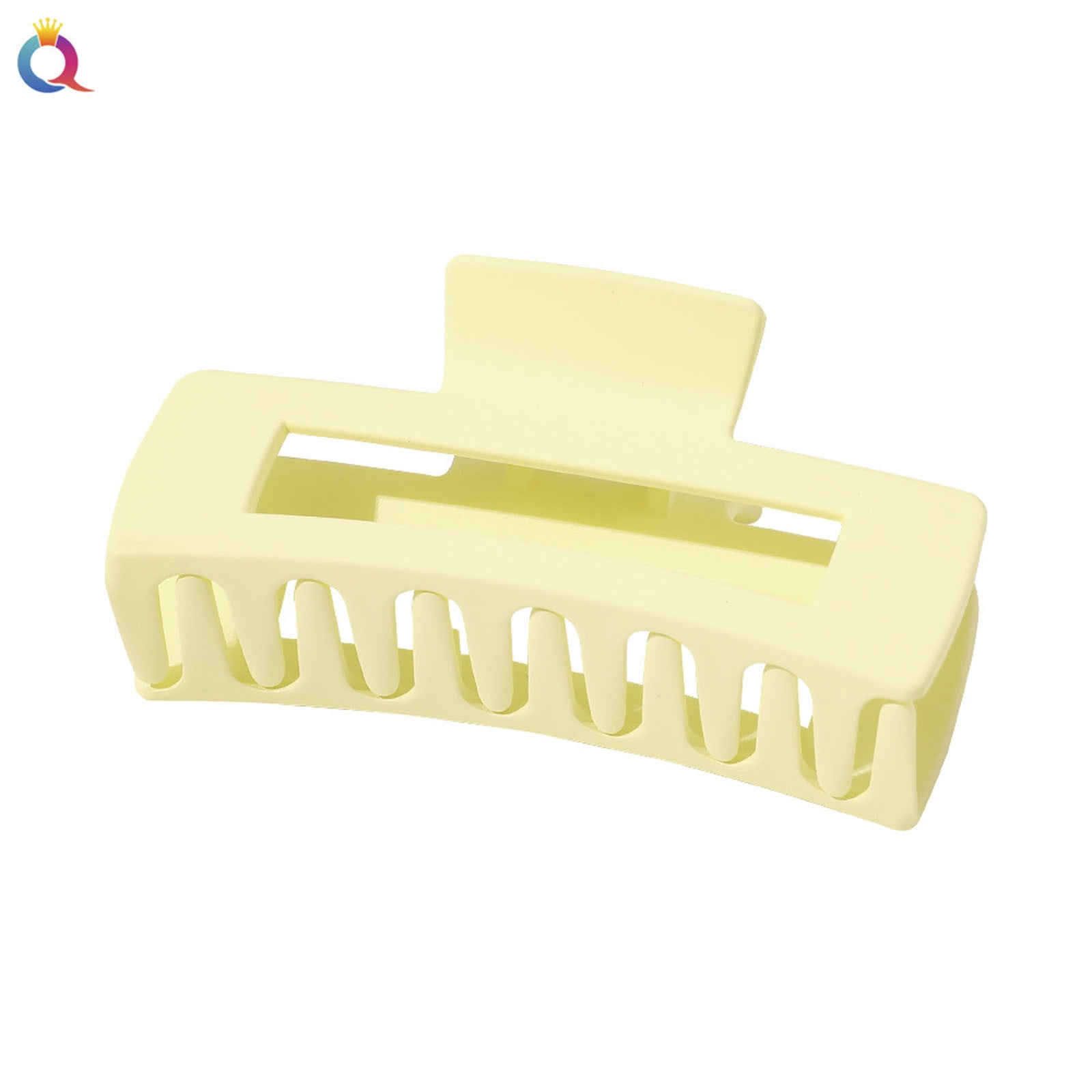 Topllc Large Claw Clips  Matte Big Hair Claw Clips  Non-Slip Square Hair Clips For Women & Girls  Cute Claw Clips  Hair Styling Accessories For Gifts