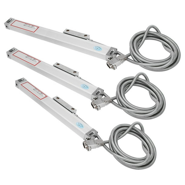 Codificador lineal, 3 piezas de alta precisión codificador lineal escala escala lineal diseño de ...