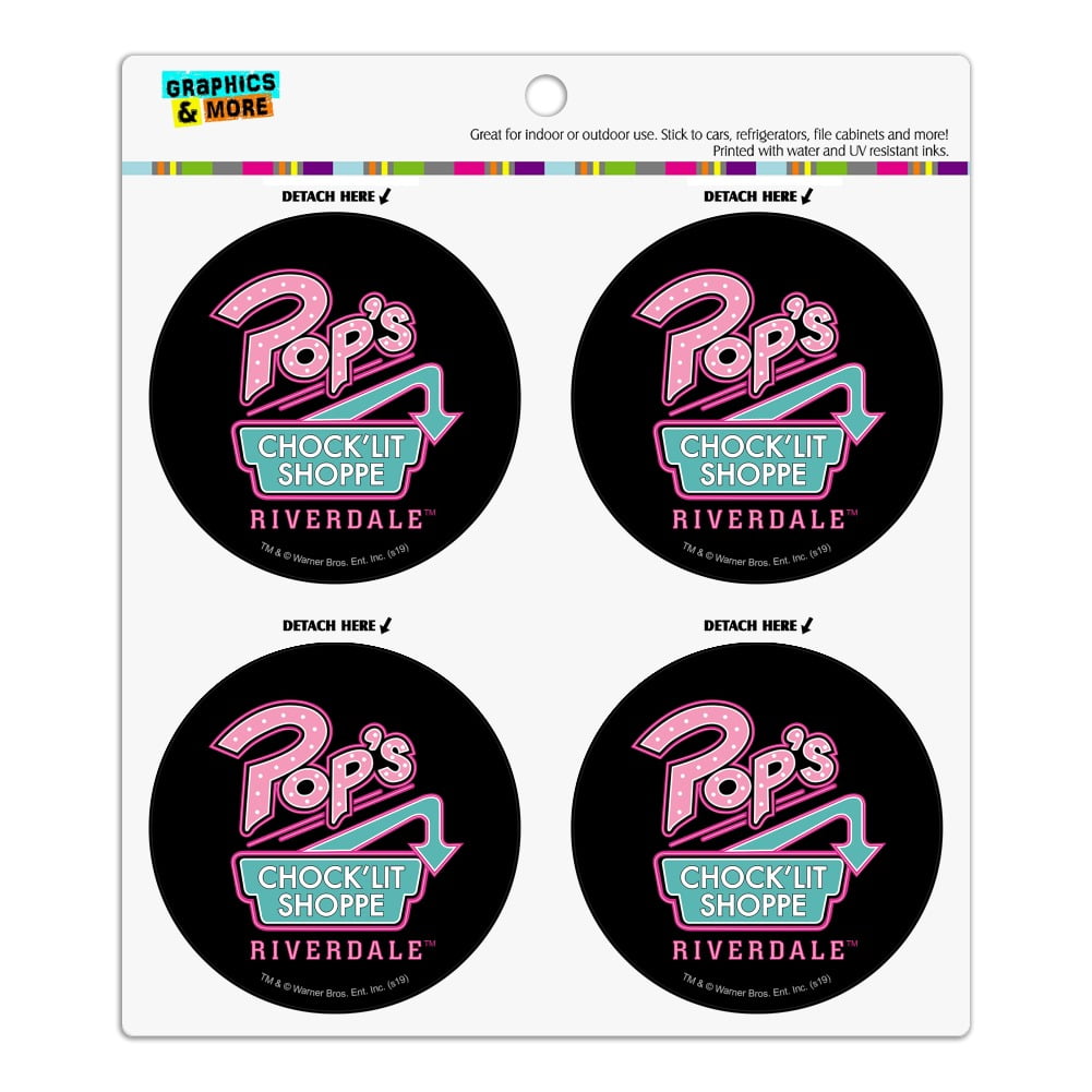 Riverdale Pops Chock'lit Shoppe Refrigerator Fridge Locker Vinyl Circle ...