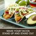 LotFancy Taco Holder Stand, Stainless Steel, Food-Safe, Double-Sided ...