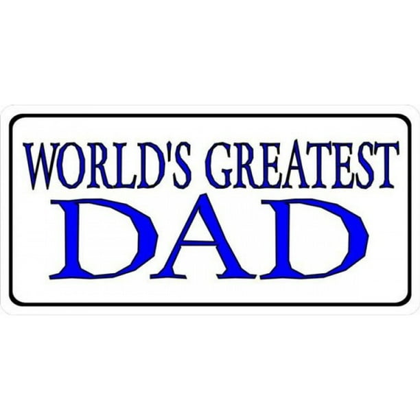 World's Greatest Dad Photo License Plate - Walmart.ca