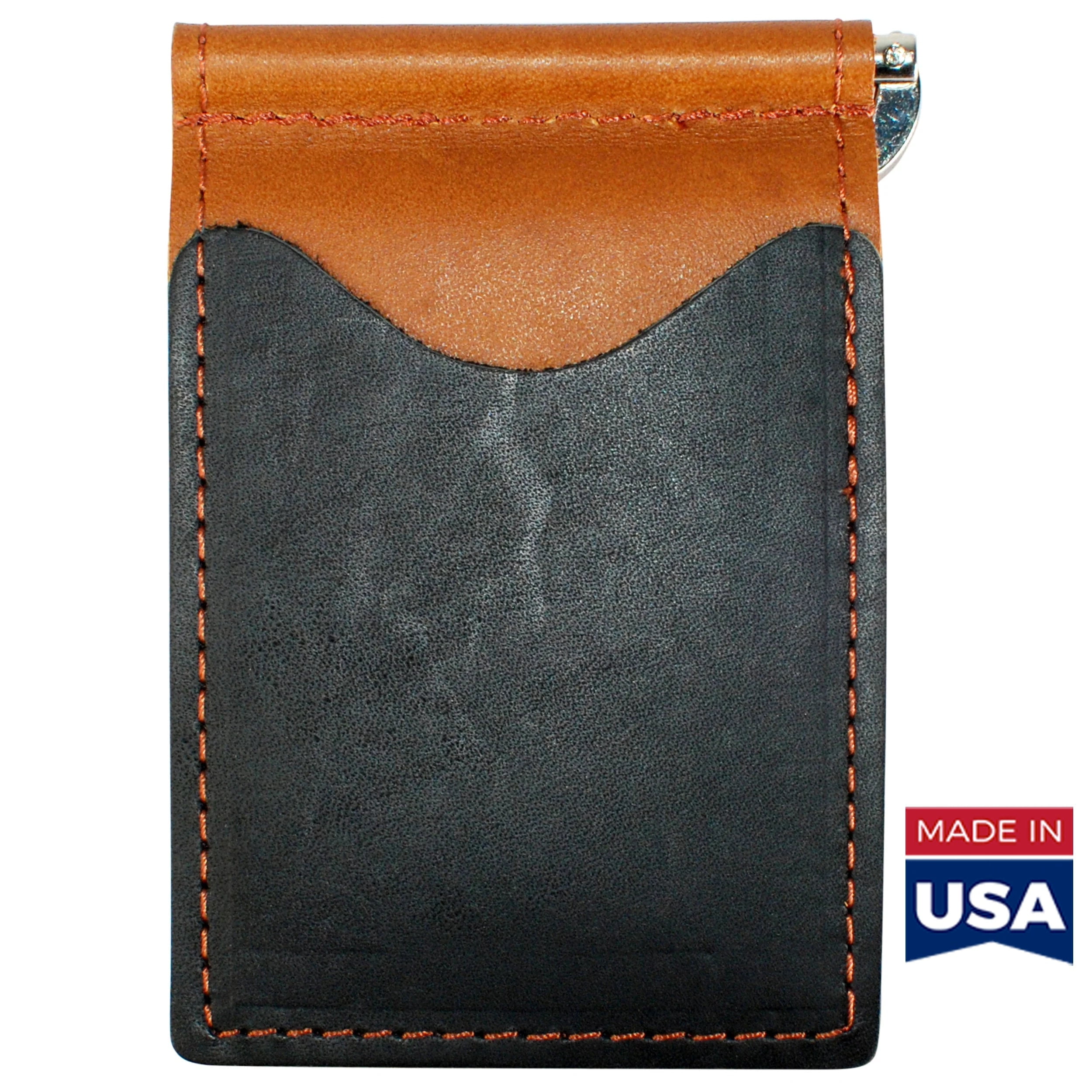 TPK Back Saver Wallet, Slim & Durable, Full Grain Leather, Black/Brown ...