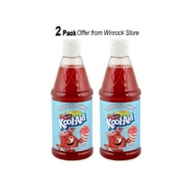 Kool-Aid Snow Cone Syrup Party Kit, 3 Flavors, 20 Cups, 20 Spoon Straws ...