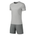 BLCHUNen 2 Piece Sets for Men Gym Sets Summer Casual Tops Matching ...