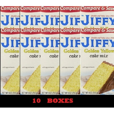 (3 Pack) Jiffy Golden Yellow Cake Mix 9 Oz - Walmart.com