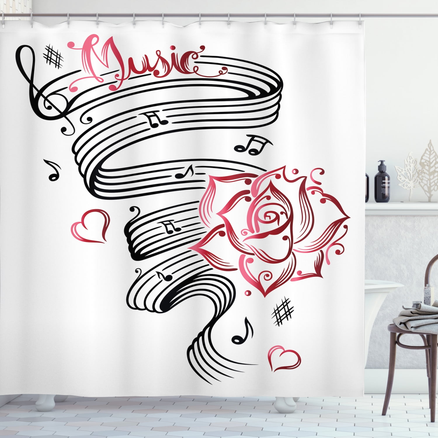 Shower Curtain Drawing