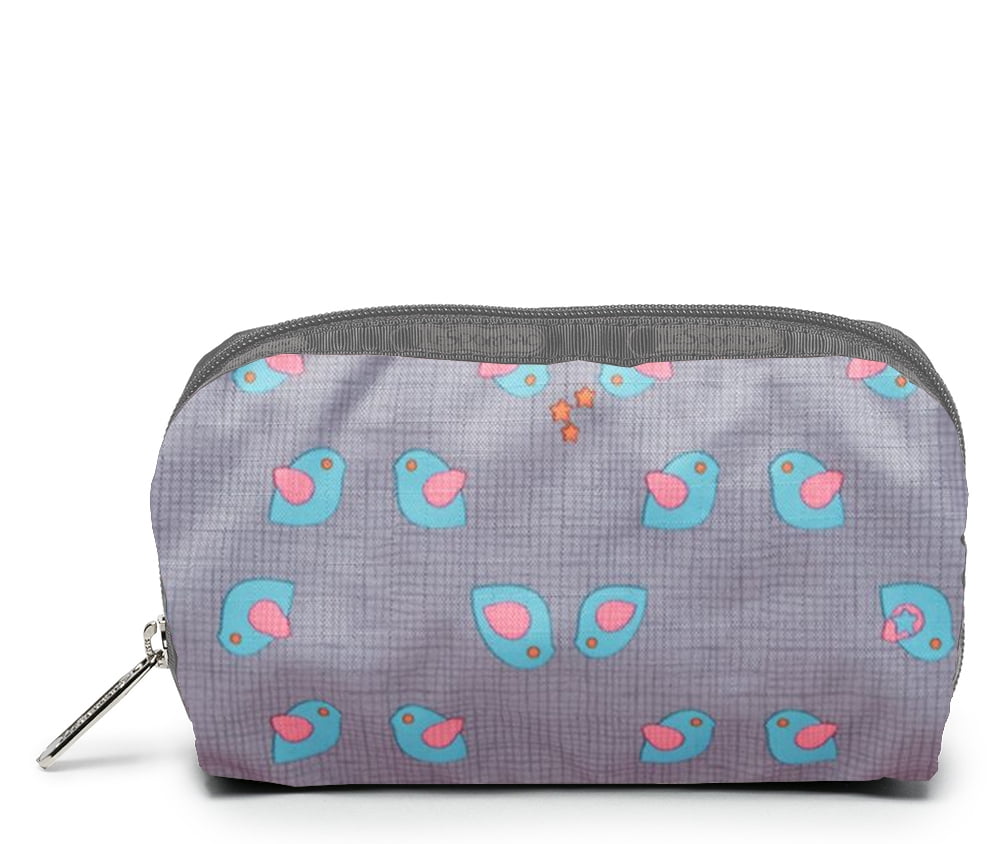 LeSportsac Boxed Rectangular Cosmetic Case (Chickadee) - Walmart.com