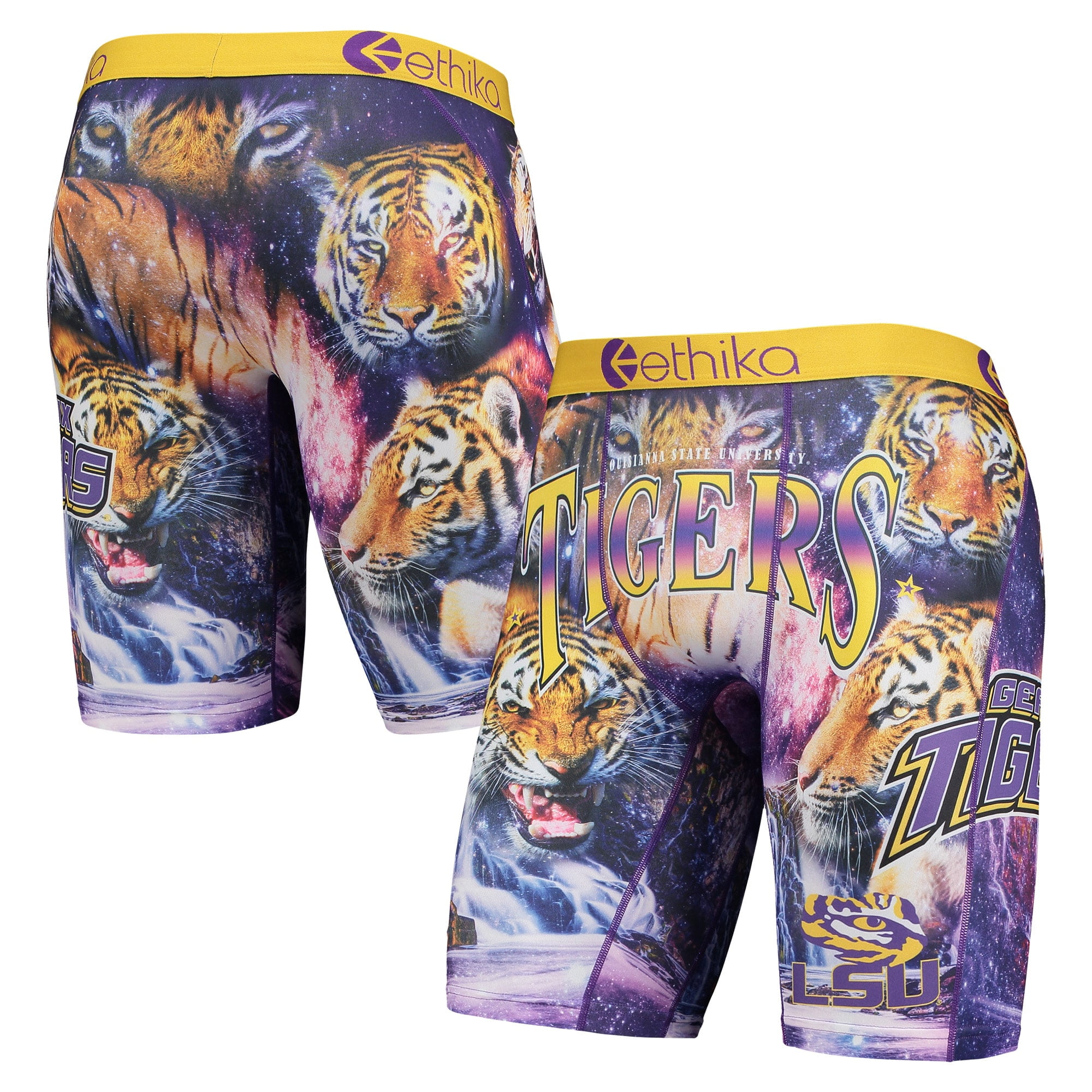 Men's Ethika Purple LSU Tigers Spirit Boxer Briefs - Walmart.com