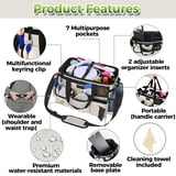 Standard Storage Portable Tote Large Cleaning Caddy Carrier, Wearable ...